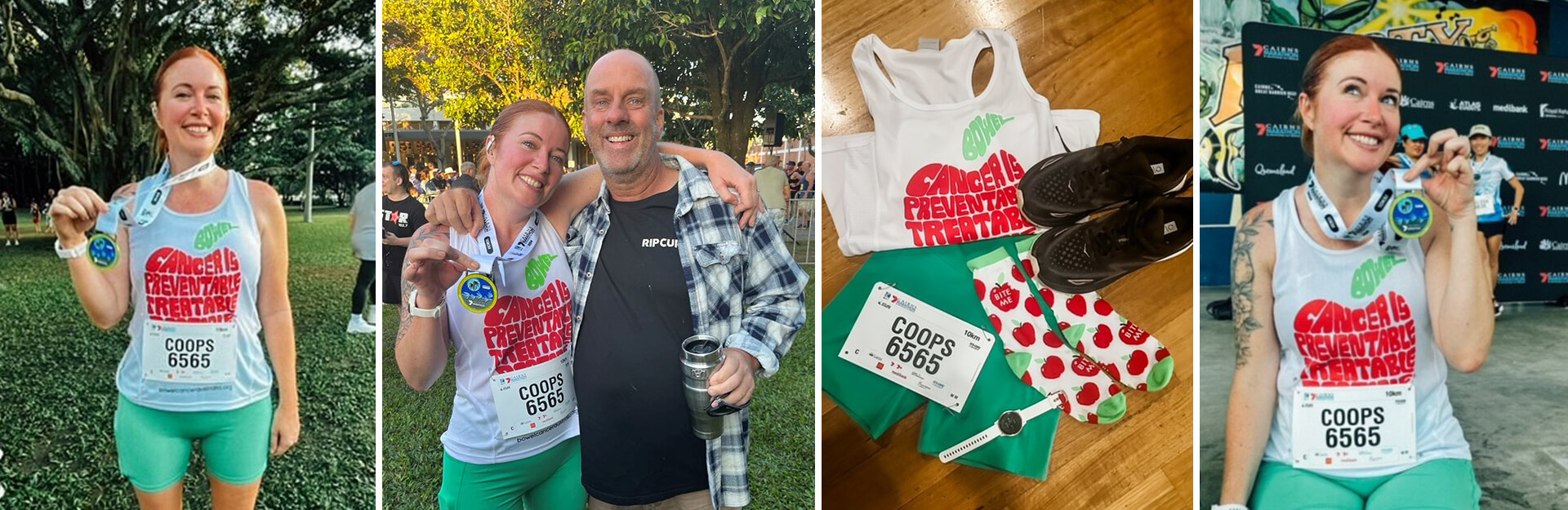 Carly C, Cairns Marathon - Bowel Cancer Australia