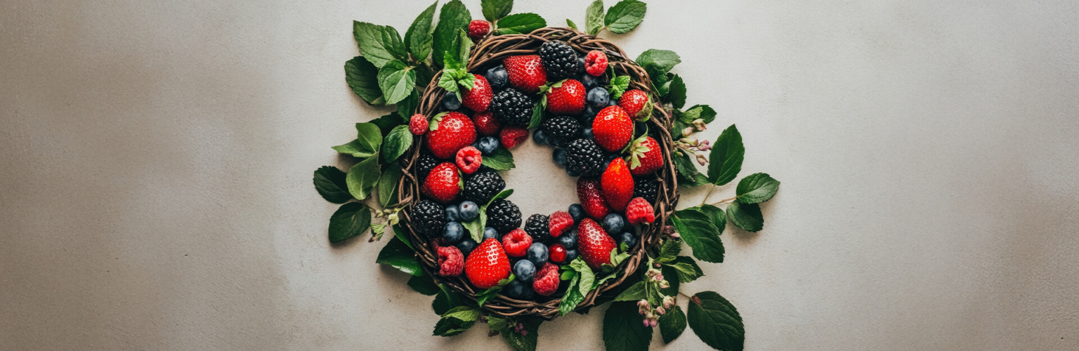Edible Christmas wreath - Bowel Cancer Australia